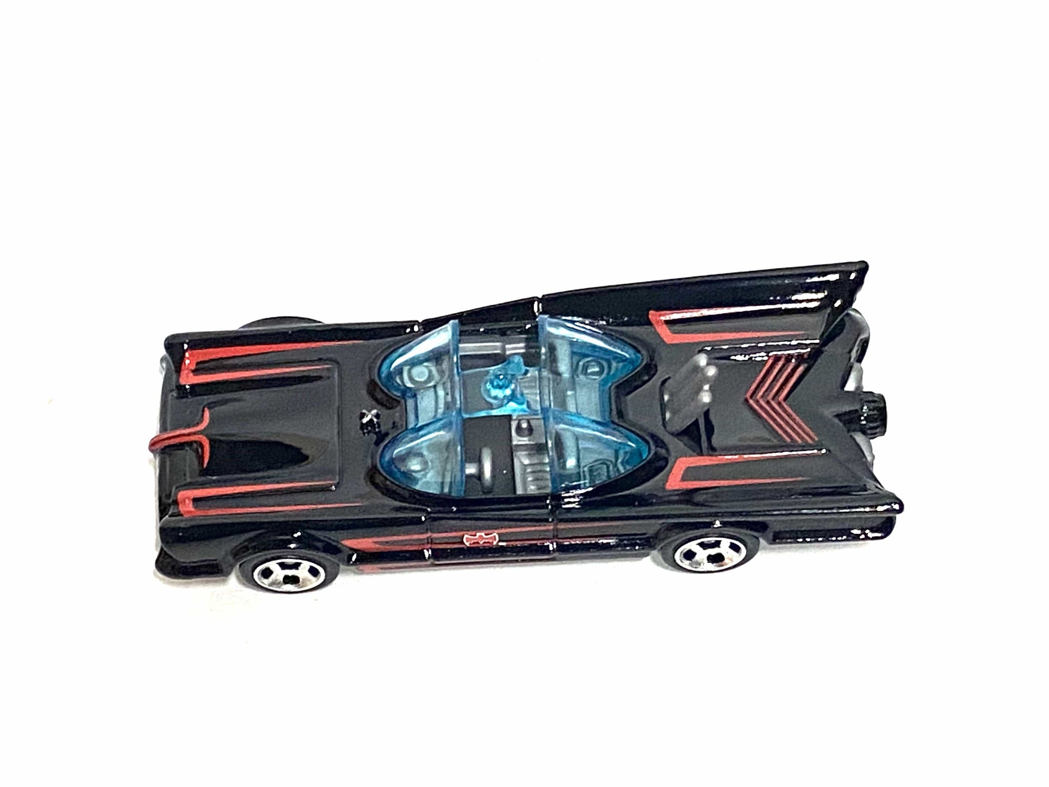 Loose Hot Wheels - Batman Batmobile 60's TV Series Car - Black and Red ...